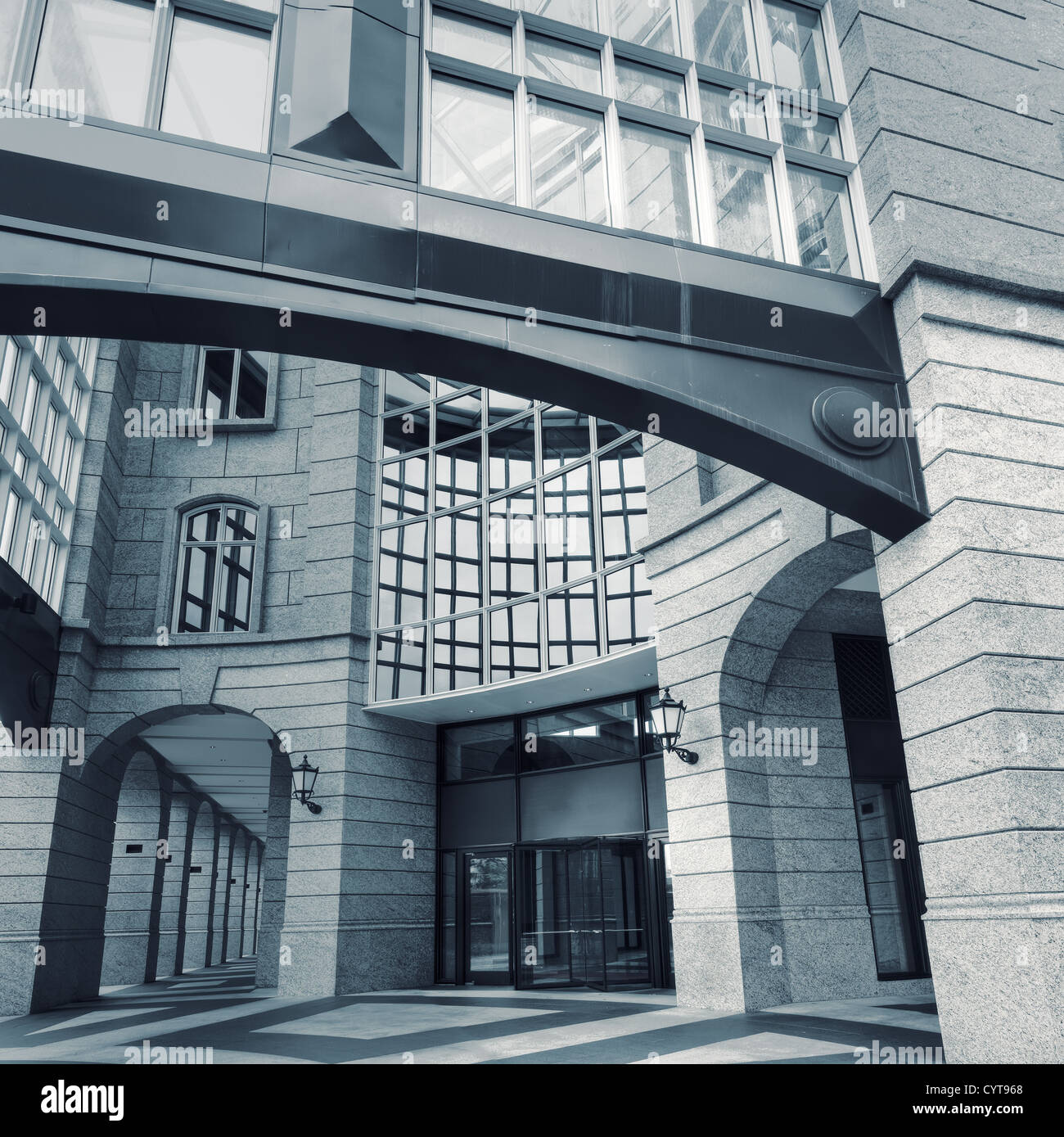 Cityscape of abstract modern building exterior architecture Stock Photo ...