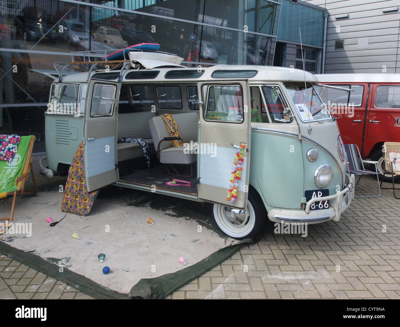 The Volkswagen Samba de Luxe camper van is a classic 1960s vehicle ...