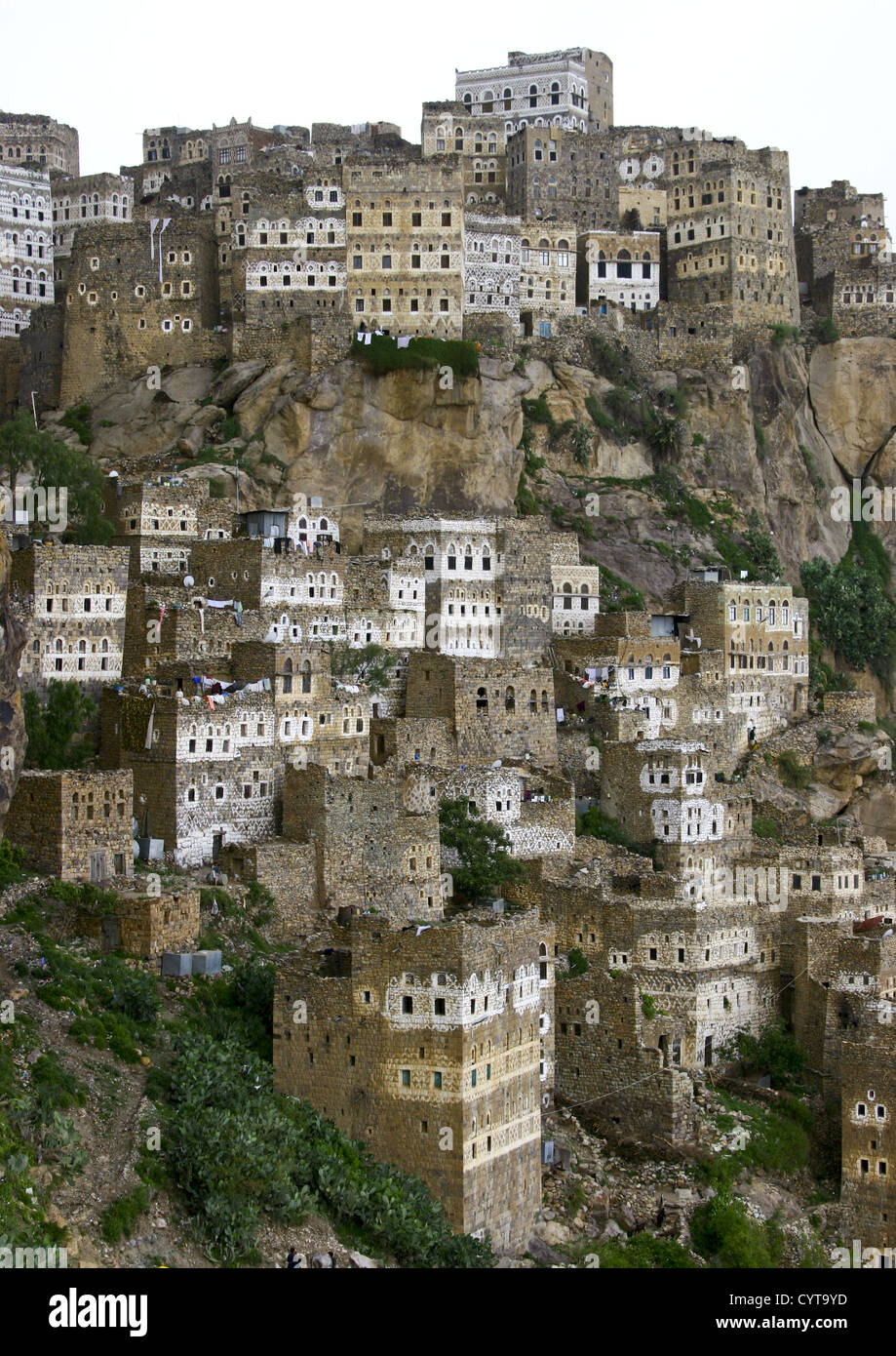 Al Hajjarah Village, Jabal Haraz , Yemen Stock Photo - Alamy