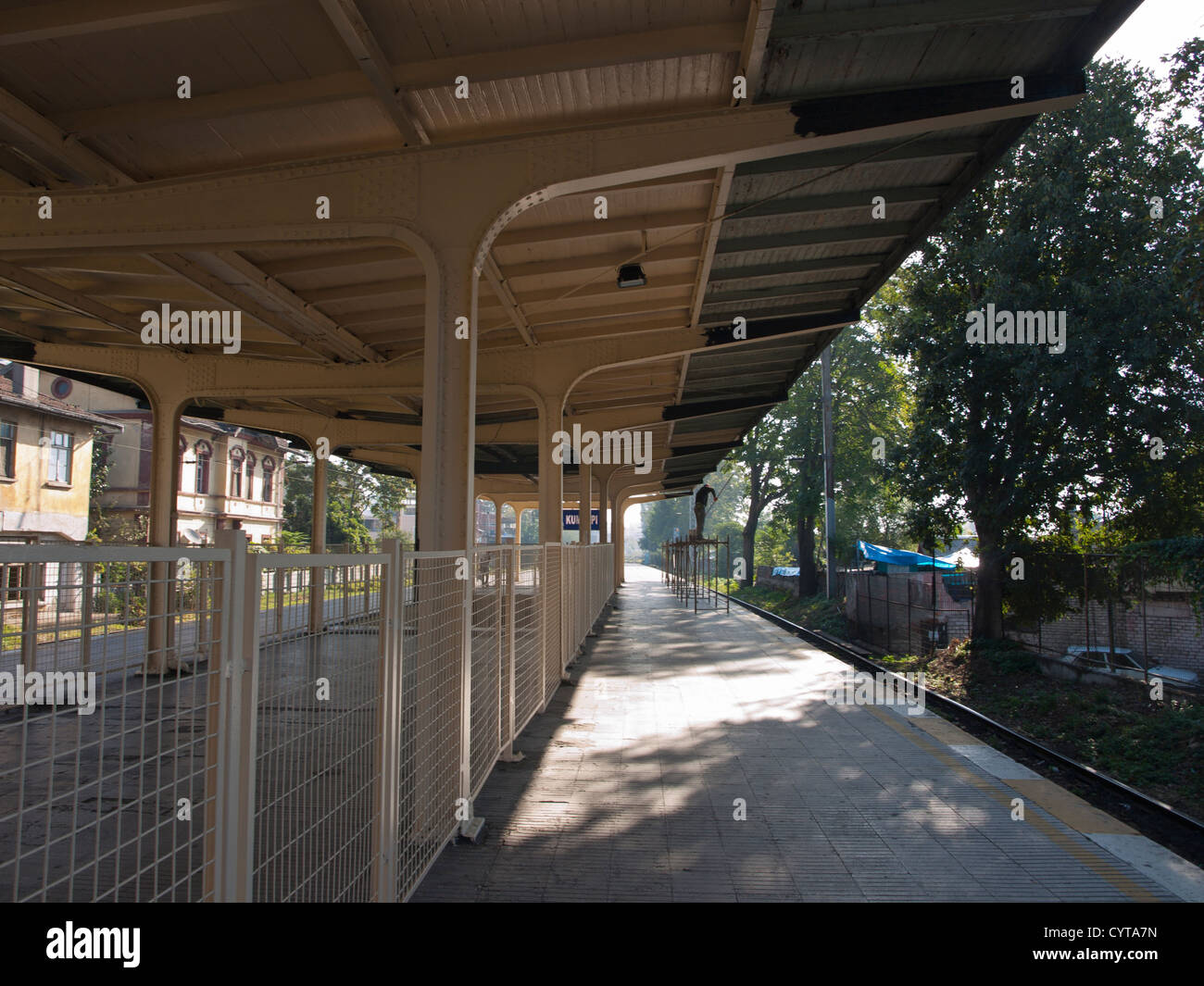 Kumkapi railway station, for suburban trains on the European side of ...