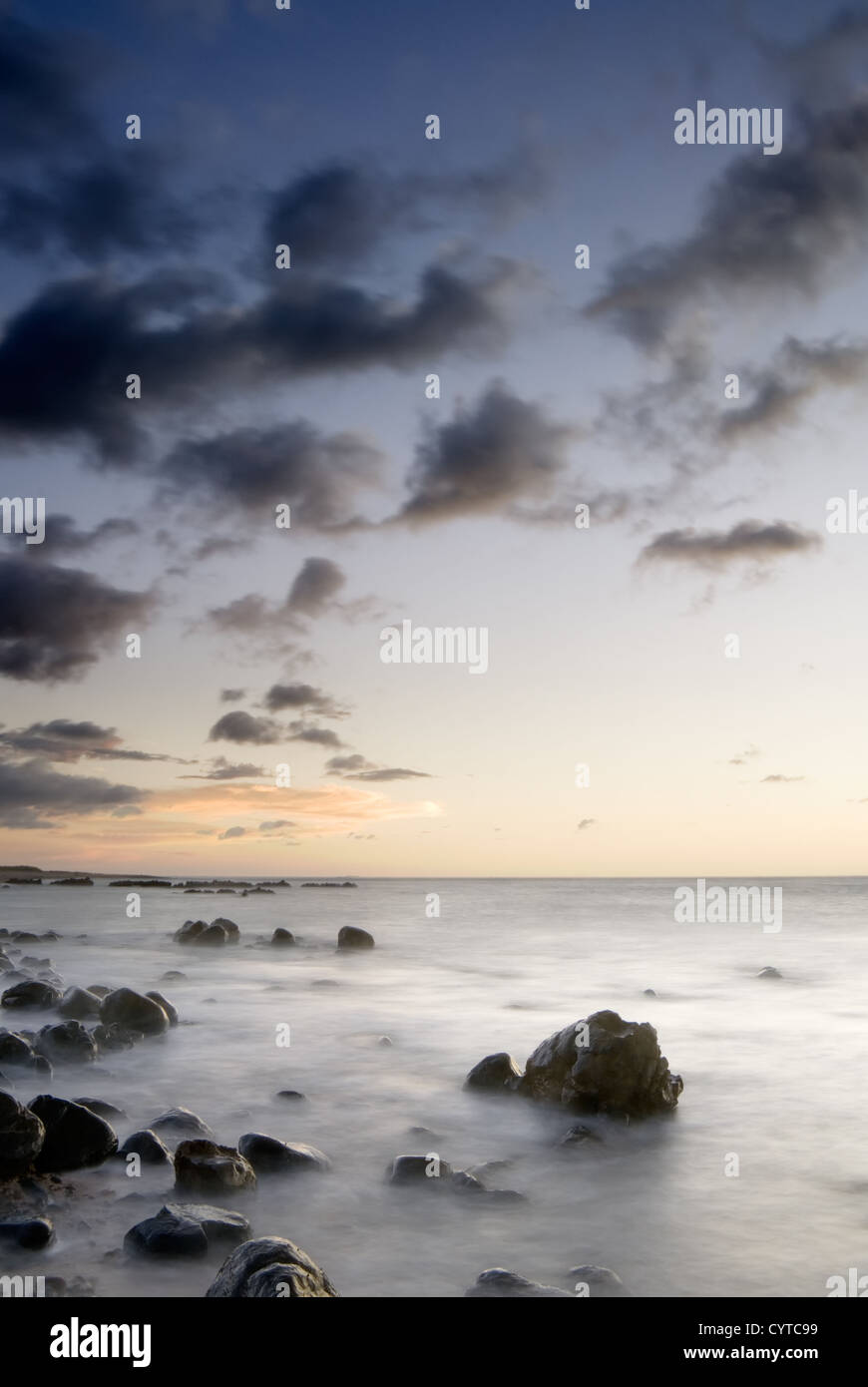 It is sunset of beautiful coral reef coastline Stock Photo - Alamy
