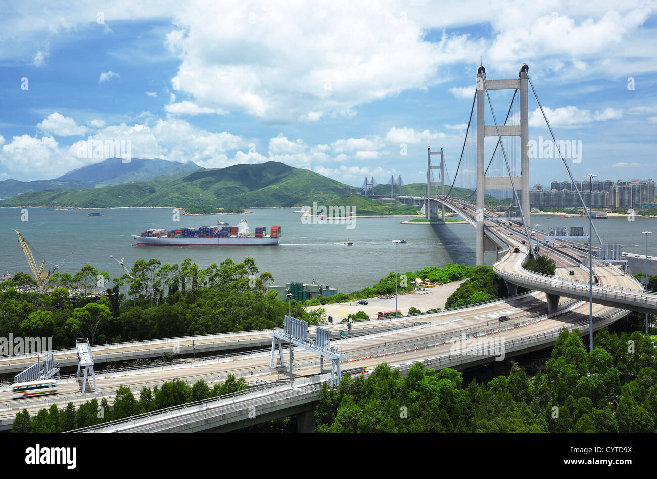 Tsing Ma Bridge Stock Photo - Alamy