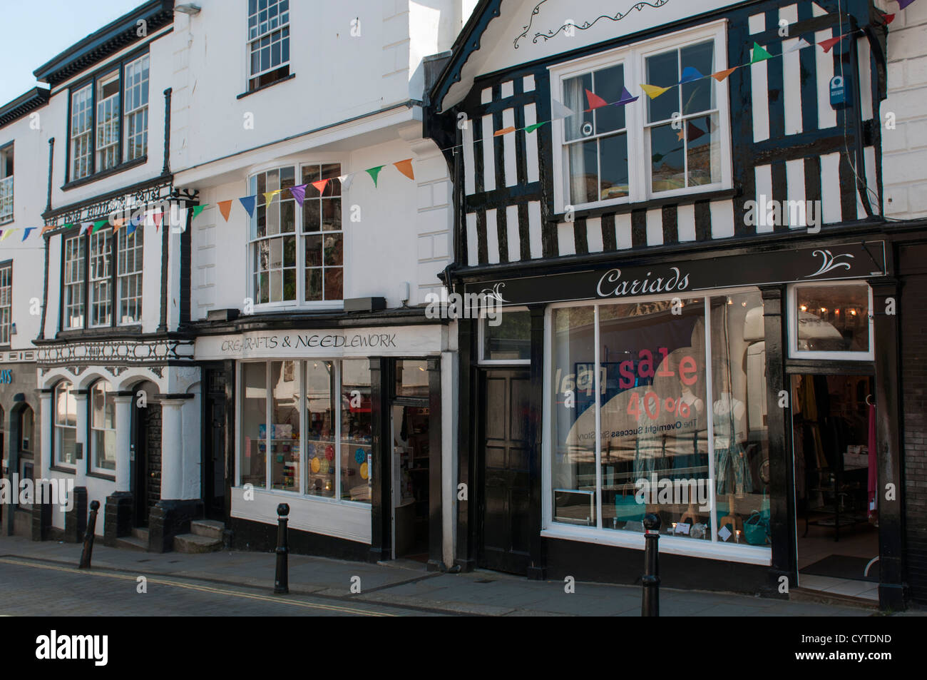 The historic market town of totnes in devon hi-res stock photography ...