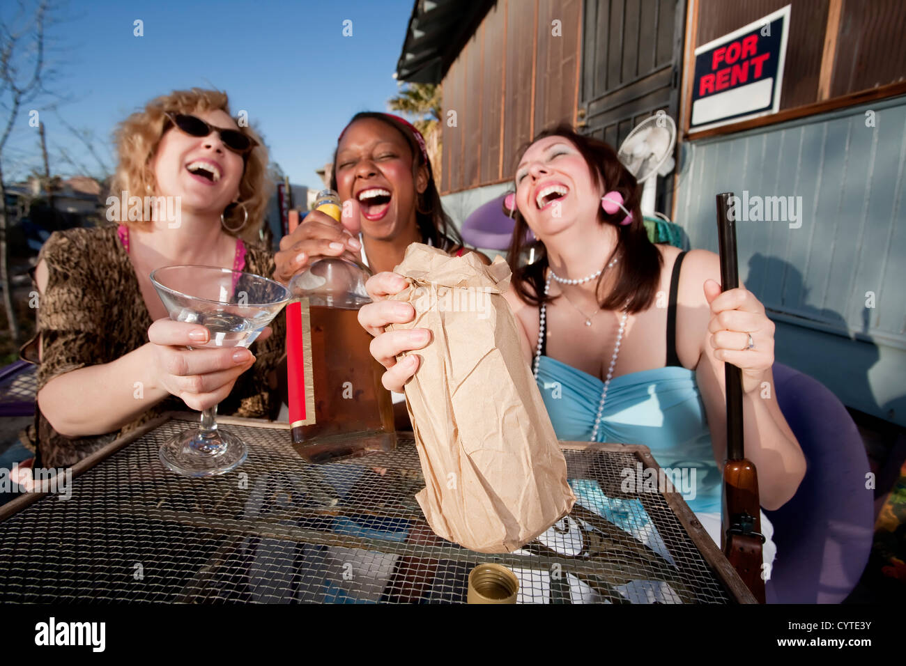 Drunk women house hi-res stock photography and images - Alamy