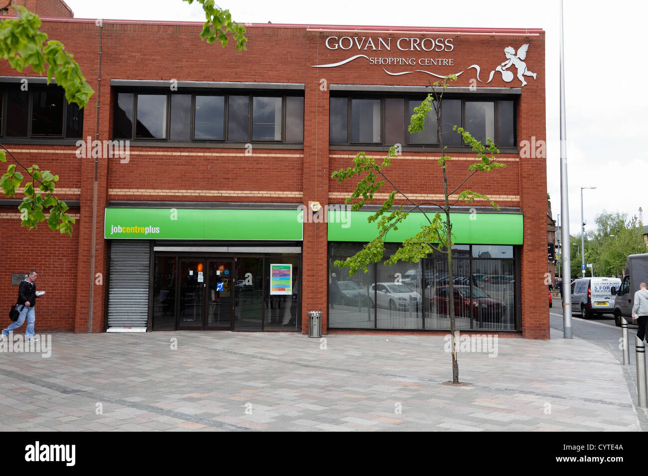 Jobcentre Plus at Govan Cross Shopping Centre in Glasgow, Scotland, UK ...