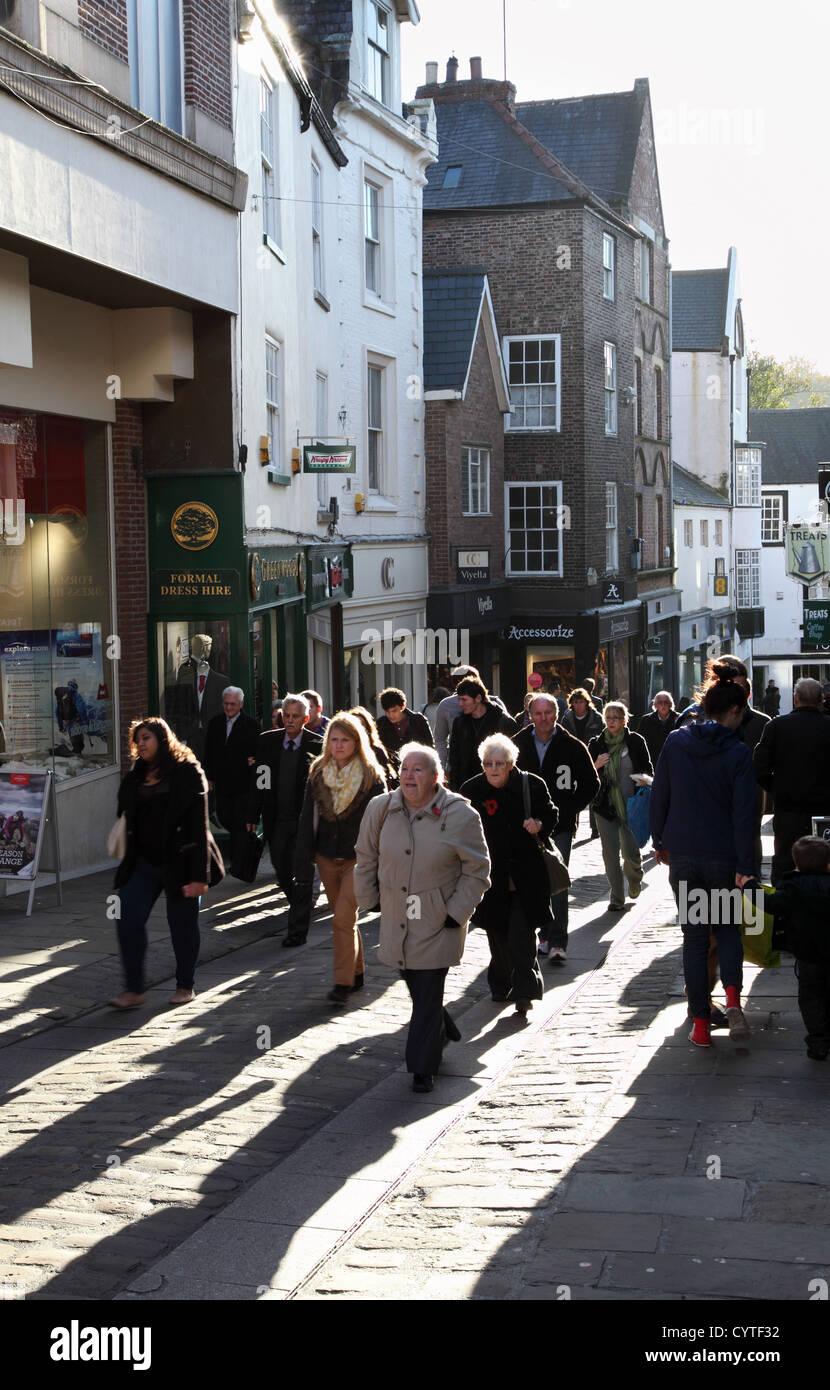 Silver street durham city england hi-res stock photography and images ...