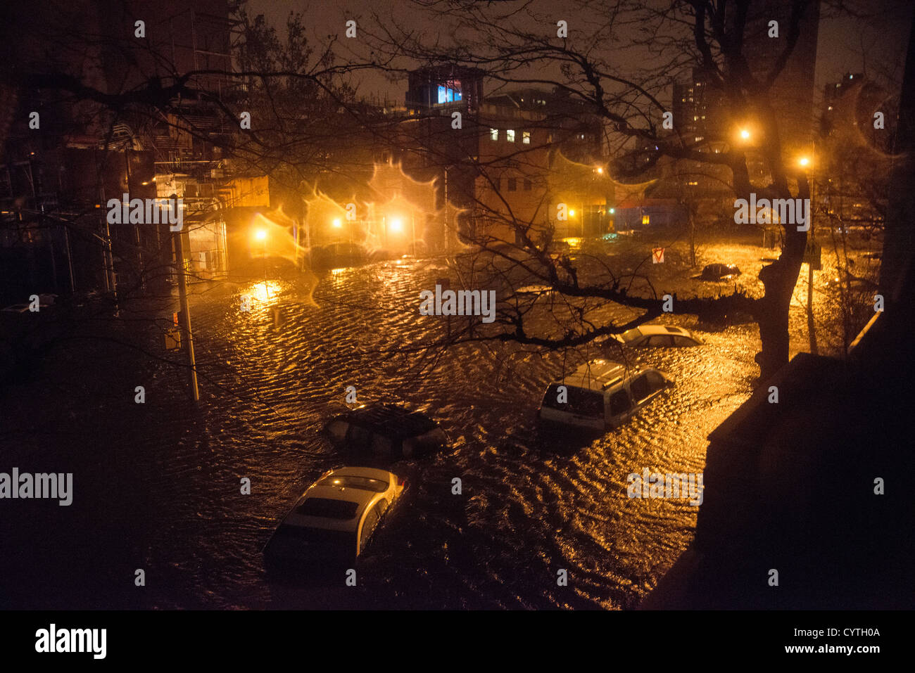 Hurricane Sandy Storm Surge Video