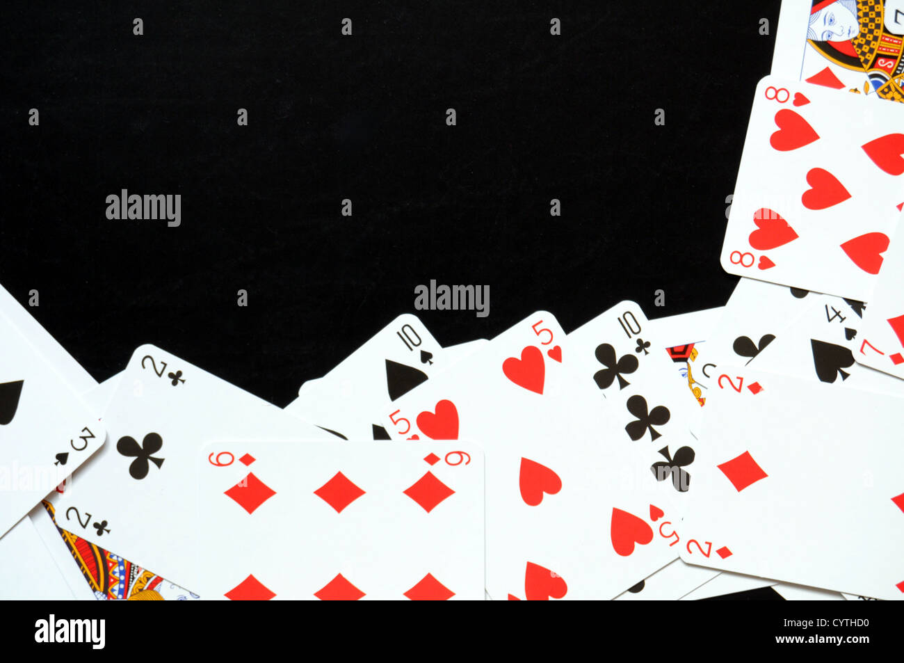card game frame with copyspace for your text message Stock Photo - Alamy