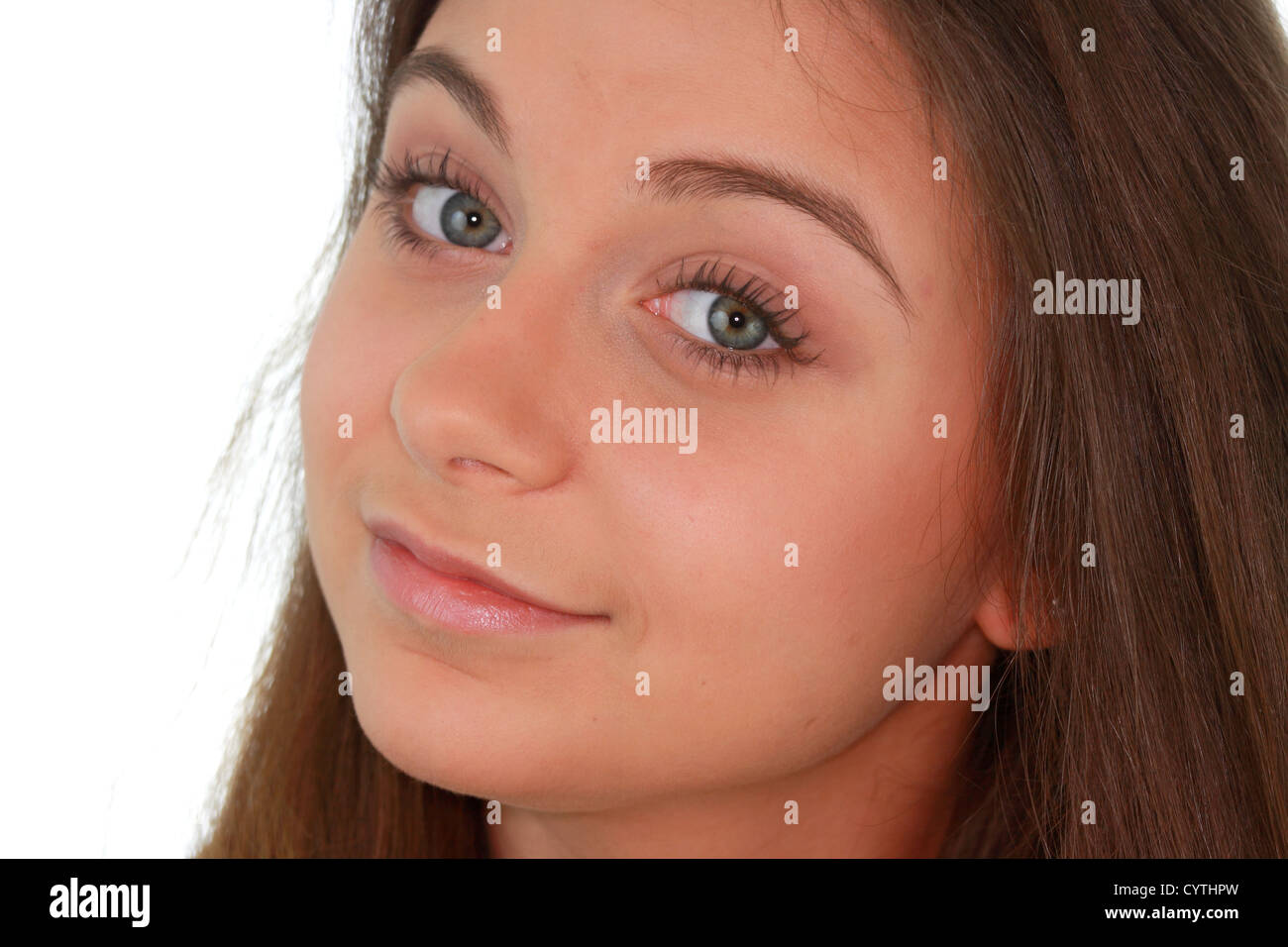 Cute teen portrait Stock Photo - Alamy