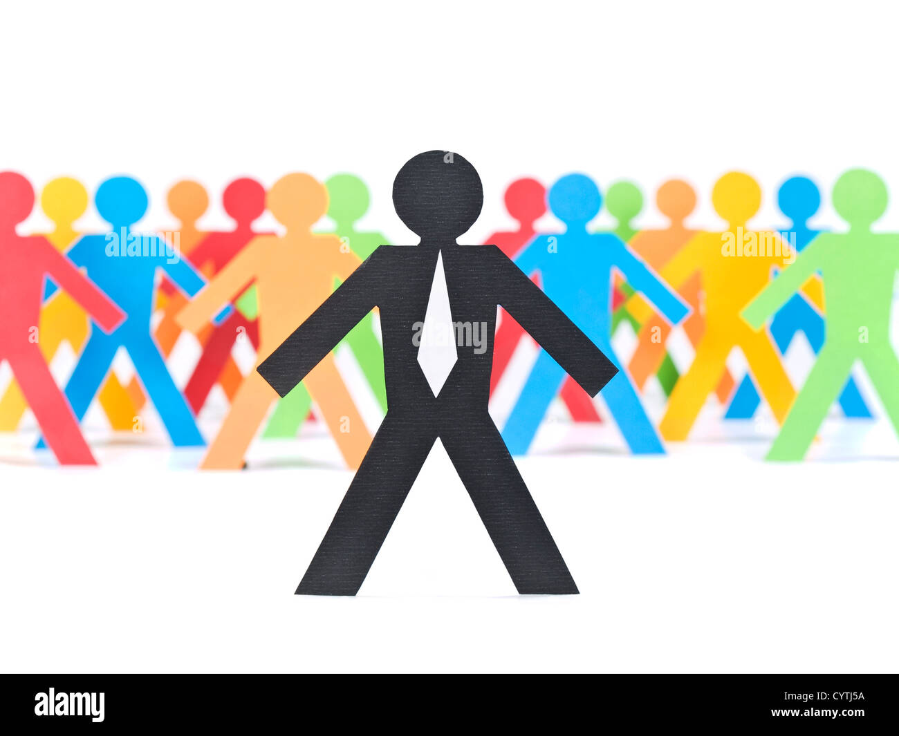 Front working figures hi-res stock photography and images - Alamy