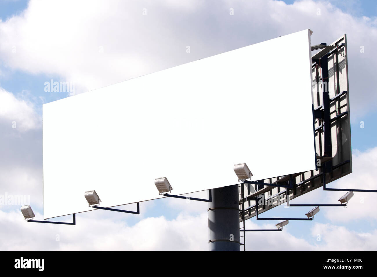 Billboard background on cloudy sky Stock Photo - Alamy