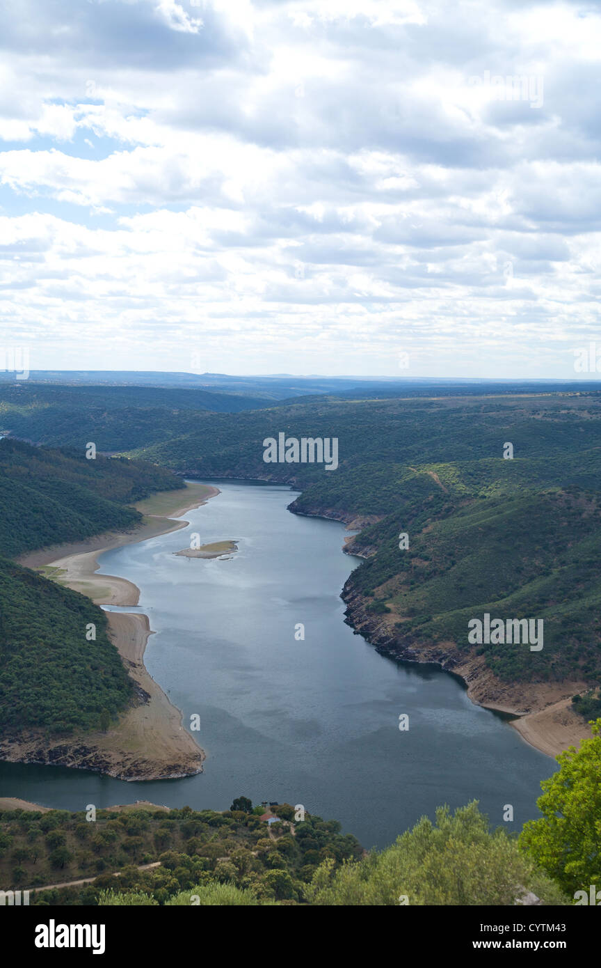 tajo river at public monfrague natural park in caceres spain Stock ...