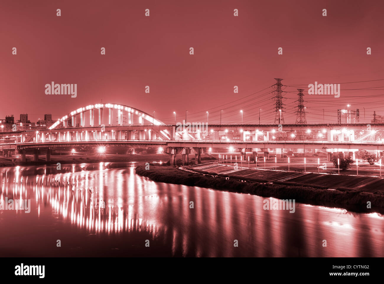 It is a beautiful and colorful bridge Stock Photo - Alamy