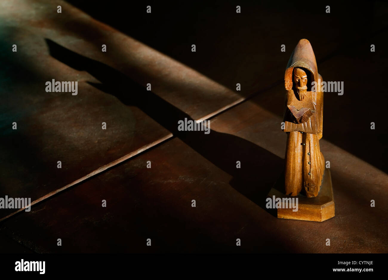 Francis with cross in prayer hi-res stock photography and images - Alamy