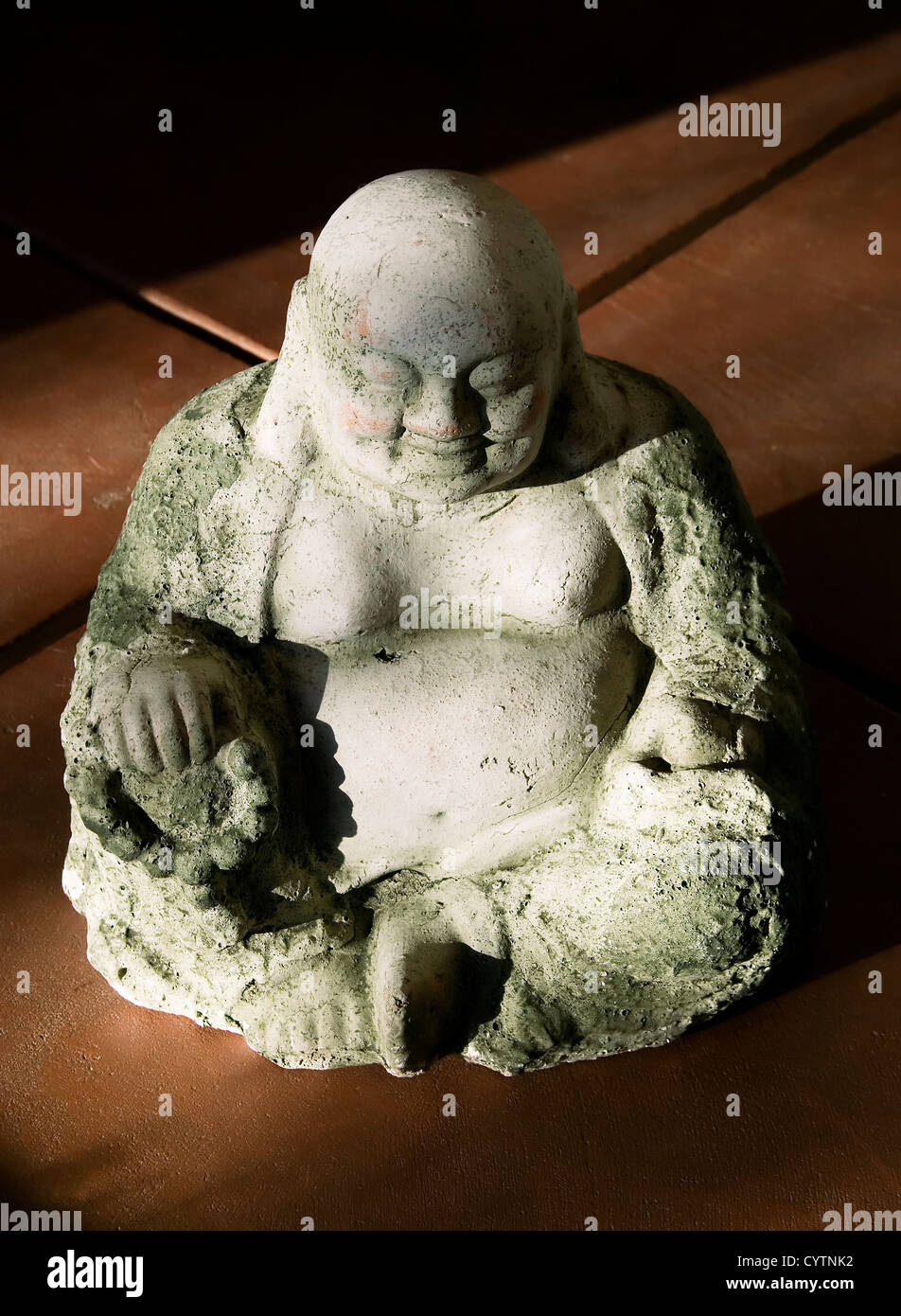 Concrete Buddha Statue in bright Afternoon Light Stock Photo - Alamy