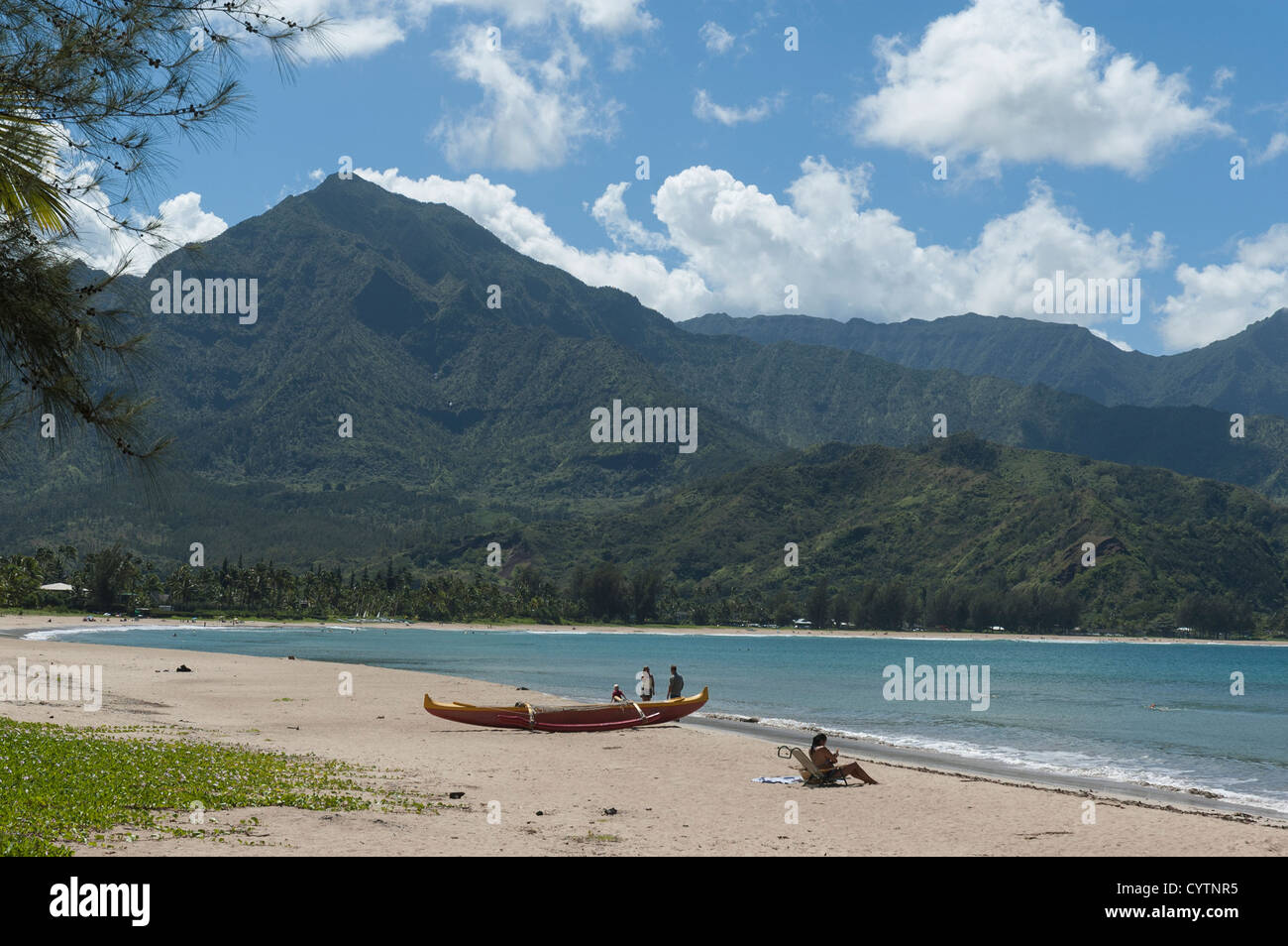 Hanalei bay hi-res stock photography and images - Alamy