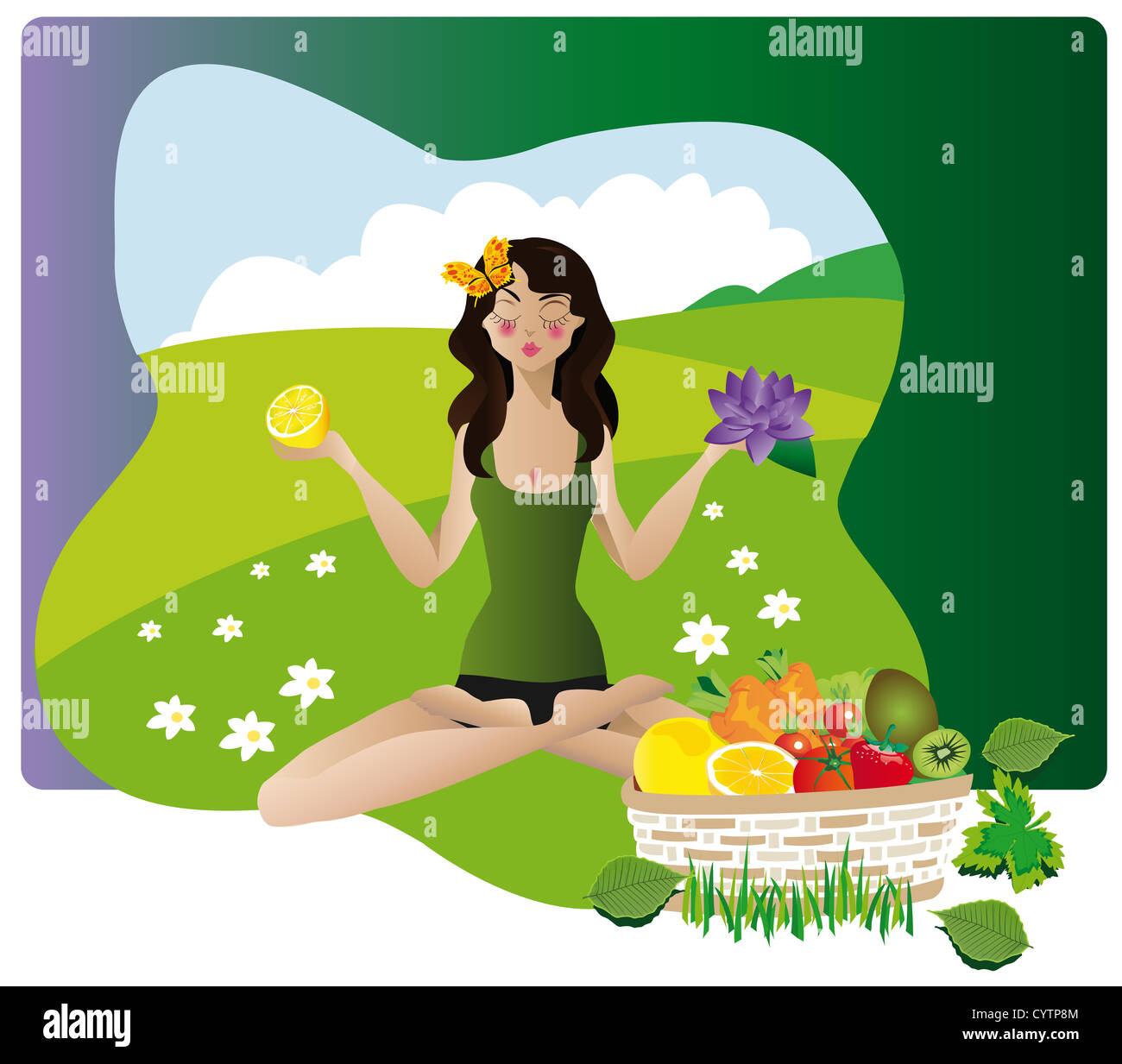 Yoga fruit hi-res stock photography and images - Alamy