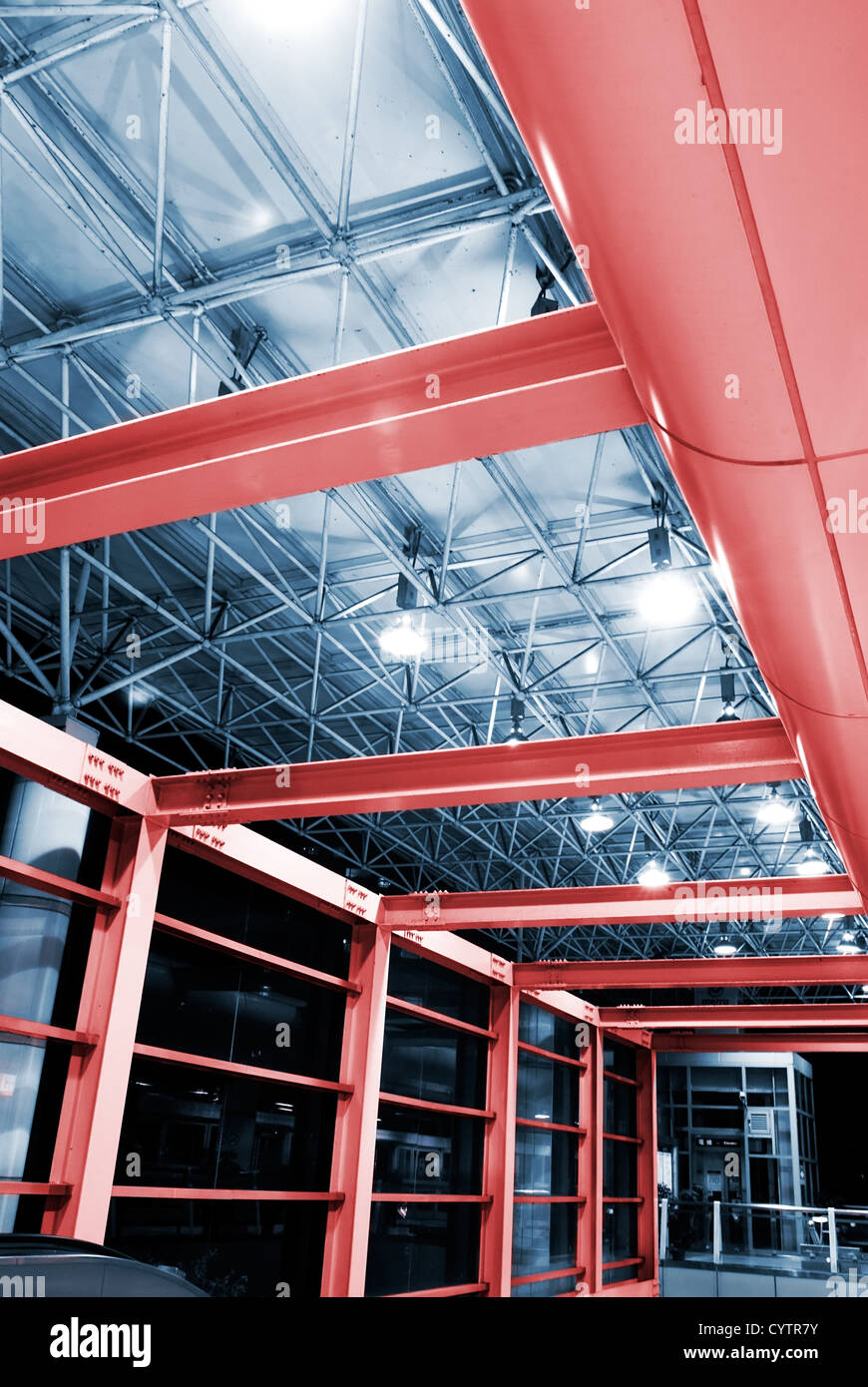 It is a beautiful and modern building in the station Stock Photo - Alamy