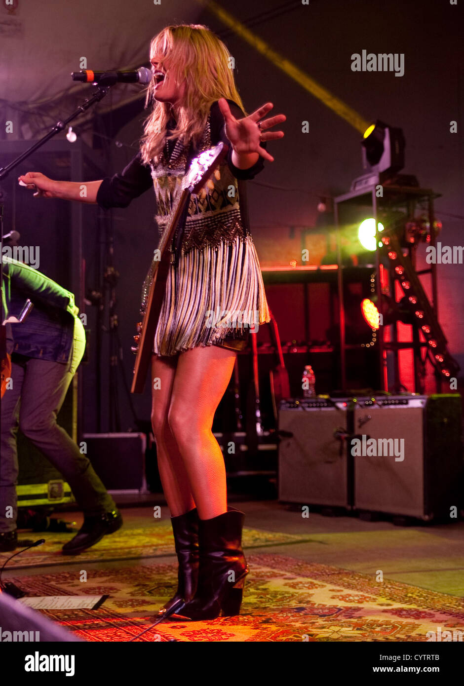 Nov. 08, 2012 - Austin, Texas, U.S. - Singer GRACE POTTER performs two ...