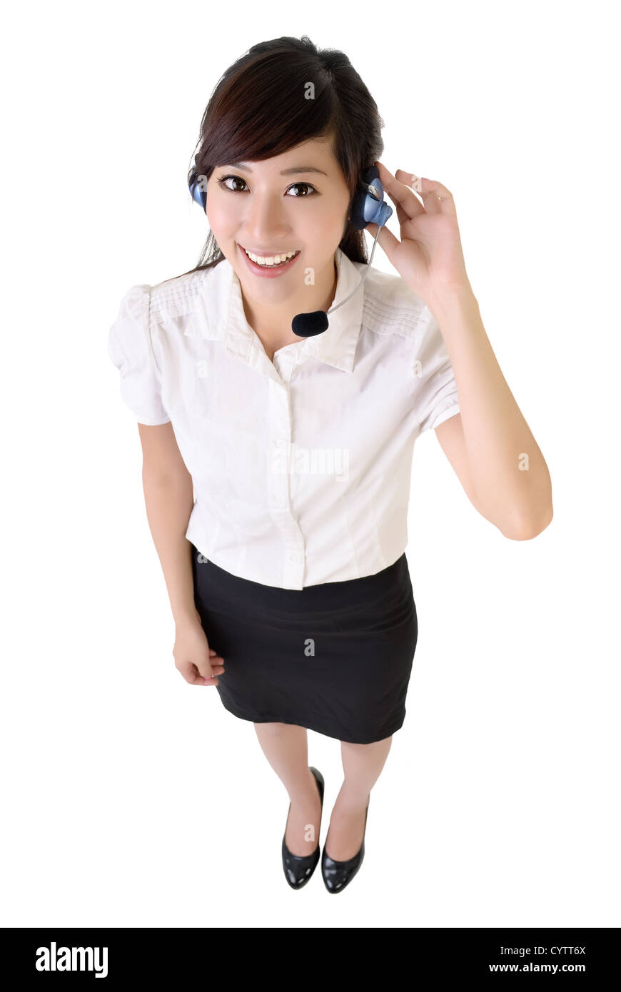Friendly customer service Cut Out Stock Images & Pictures - Alamy
