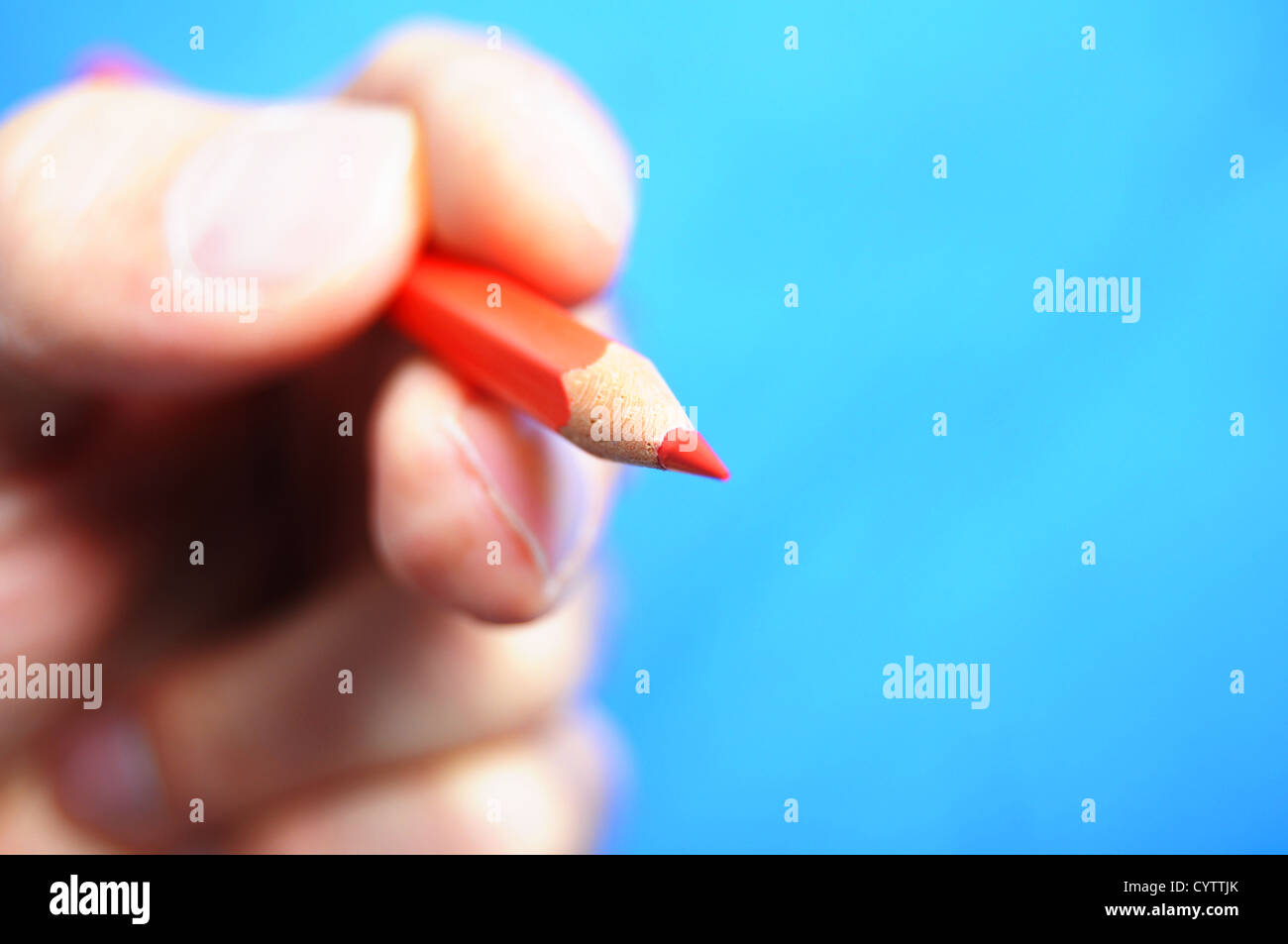 Hand pen blue drawing hi-res stock photography and images - Alamy