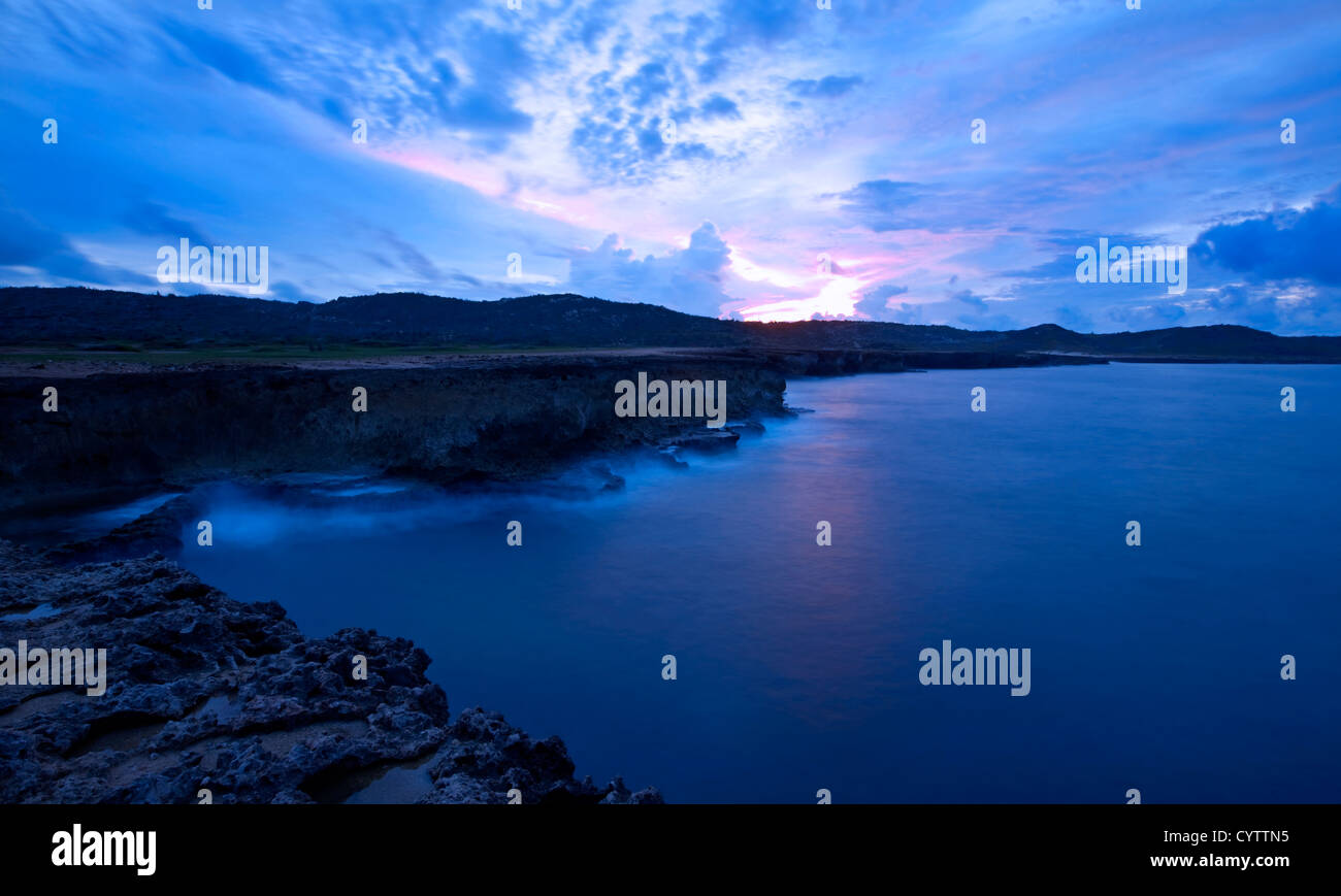 Stormy weathers on the caribbean island, Aruba Stock Photo - Alamy