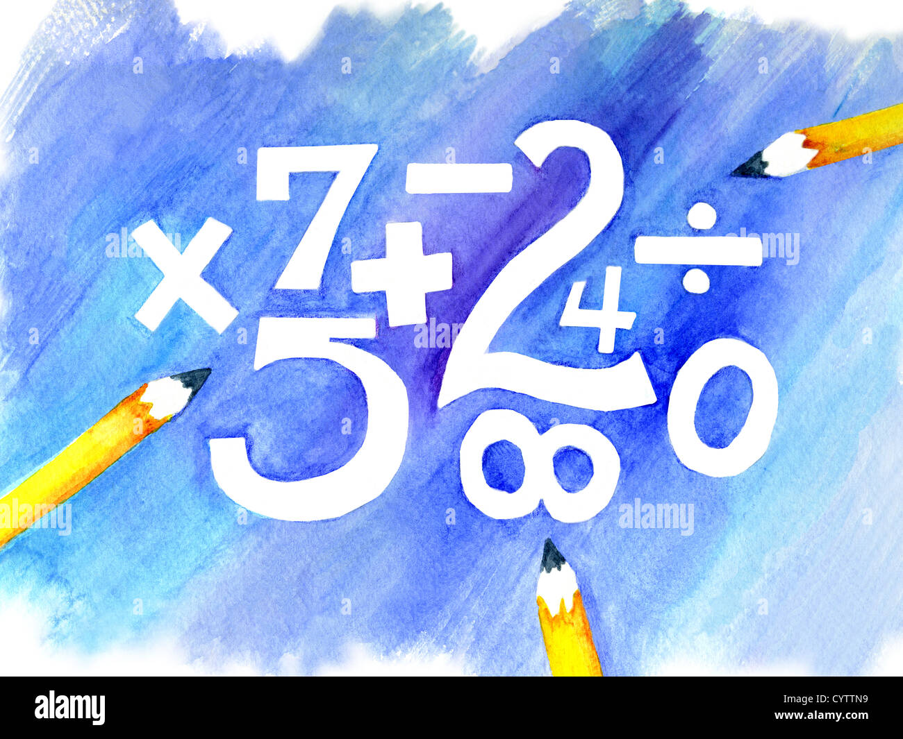 A mathematical equation Stock Photo - Alamy