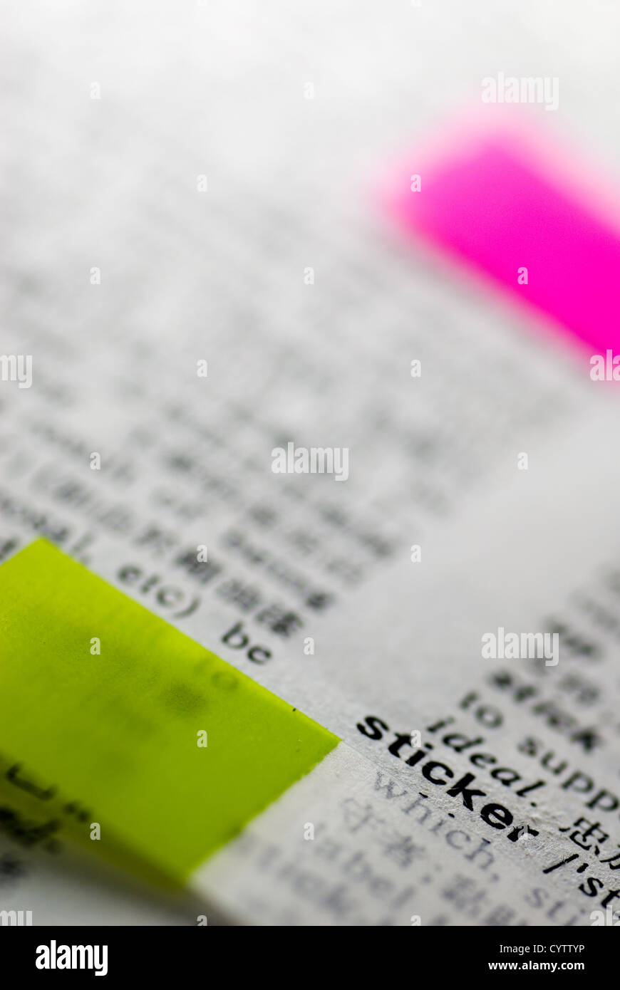 Word stickers hi-res stock photography and images - Alamy