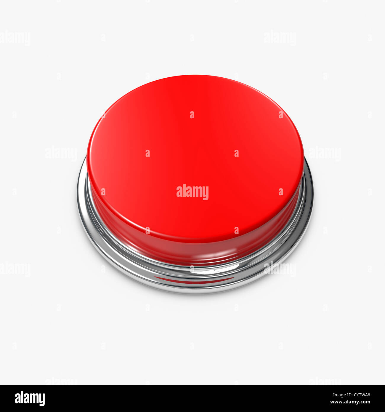 A red Alert Button without a caption Stock Photo - Alamy
