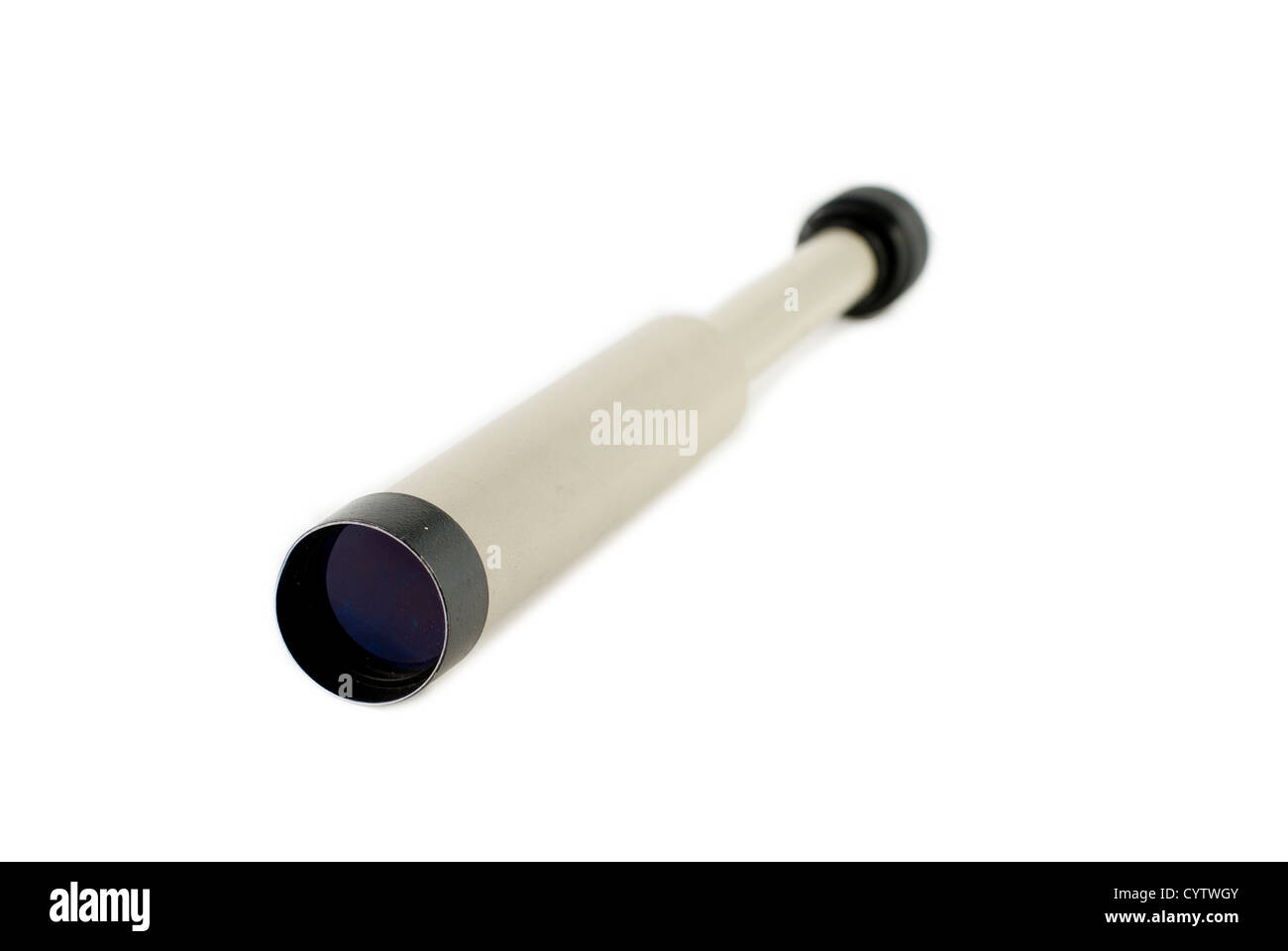 spyglass on white background Stock Photo - Alamy