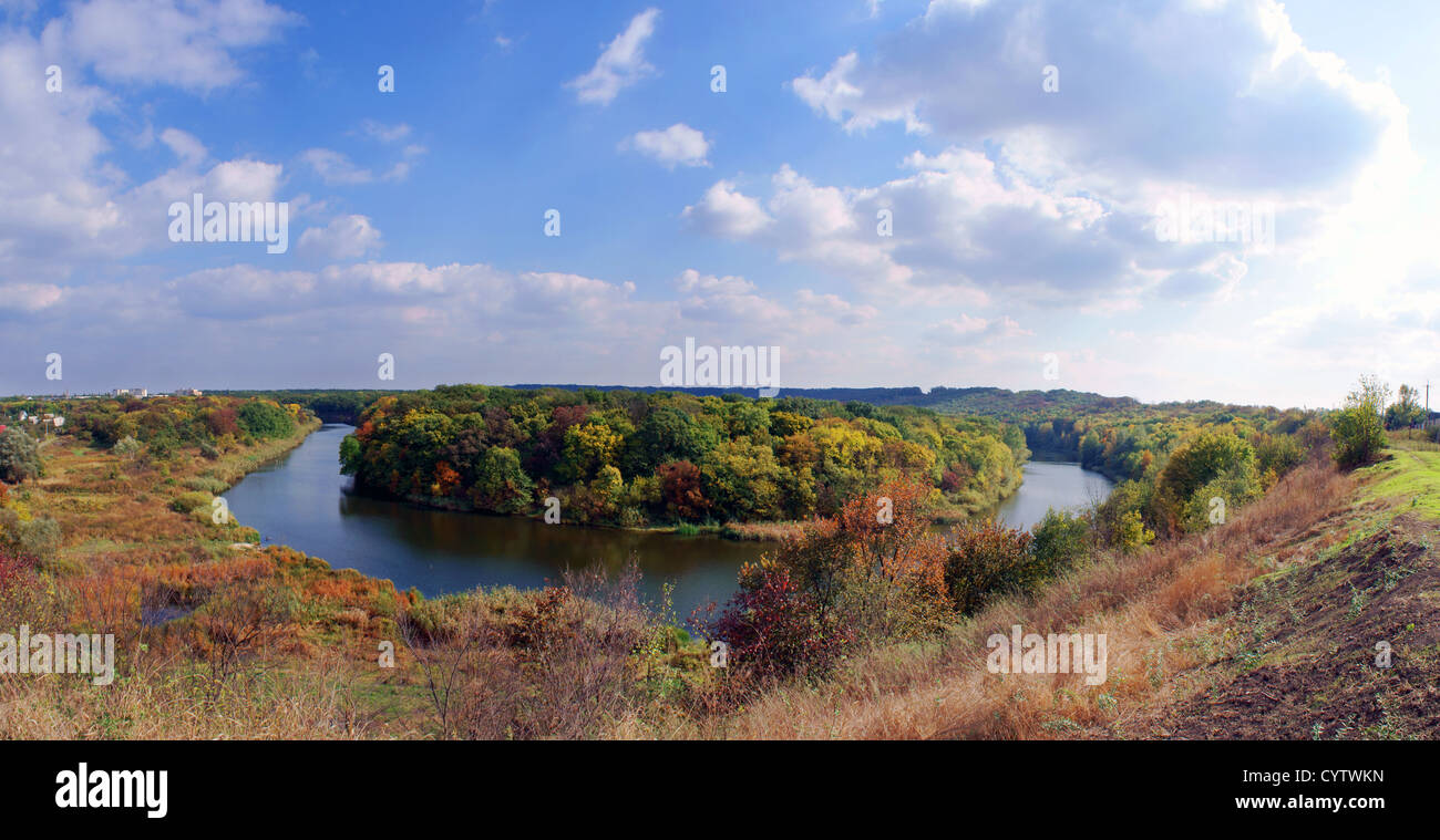 Panoramic jungle with river hi-res stock photography and images - Alamy