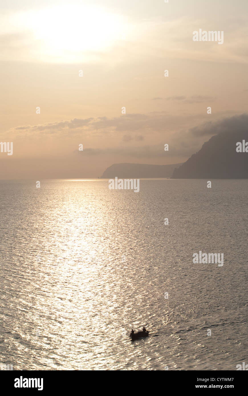 fisherman in the sea Stock Photo - Alamy