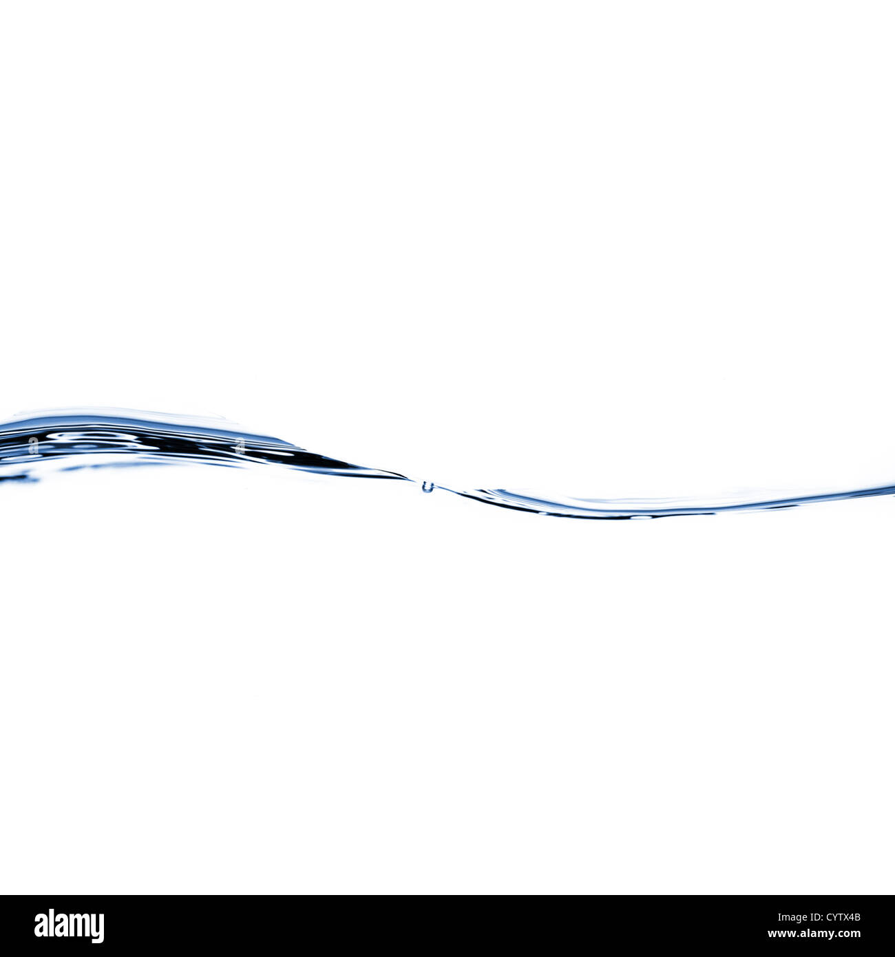 Crisp, clear, refreshing water against a white background Stock Photo ...