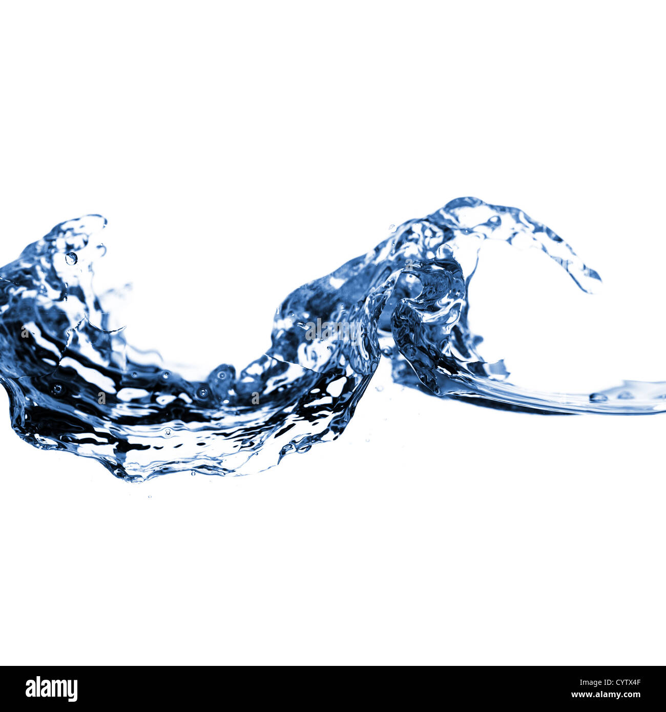 Crisp, clear, refreshing water against a white background Stock Photo ...