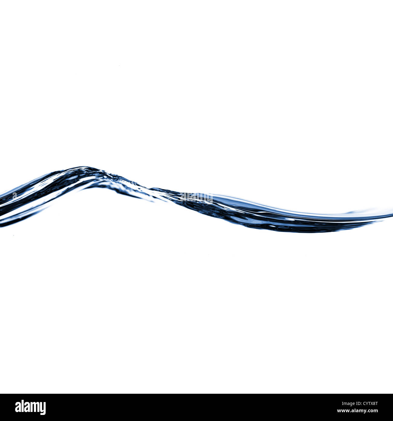 Crisp, clear, refreshing water against a white background Stock Photo ...