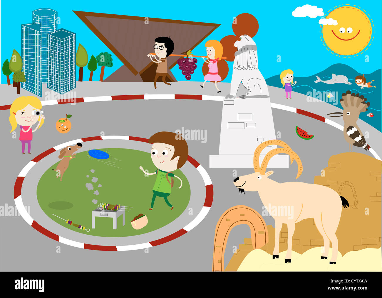 Various animals together hi-res stock photography and images - Alamy