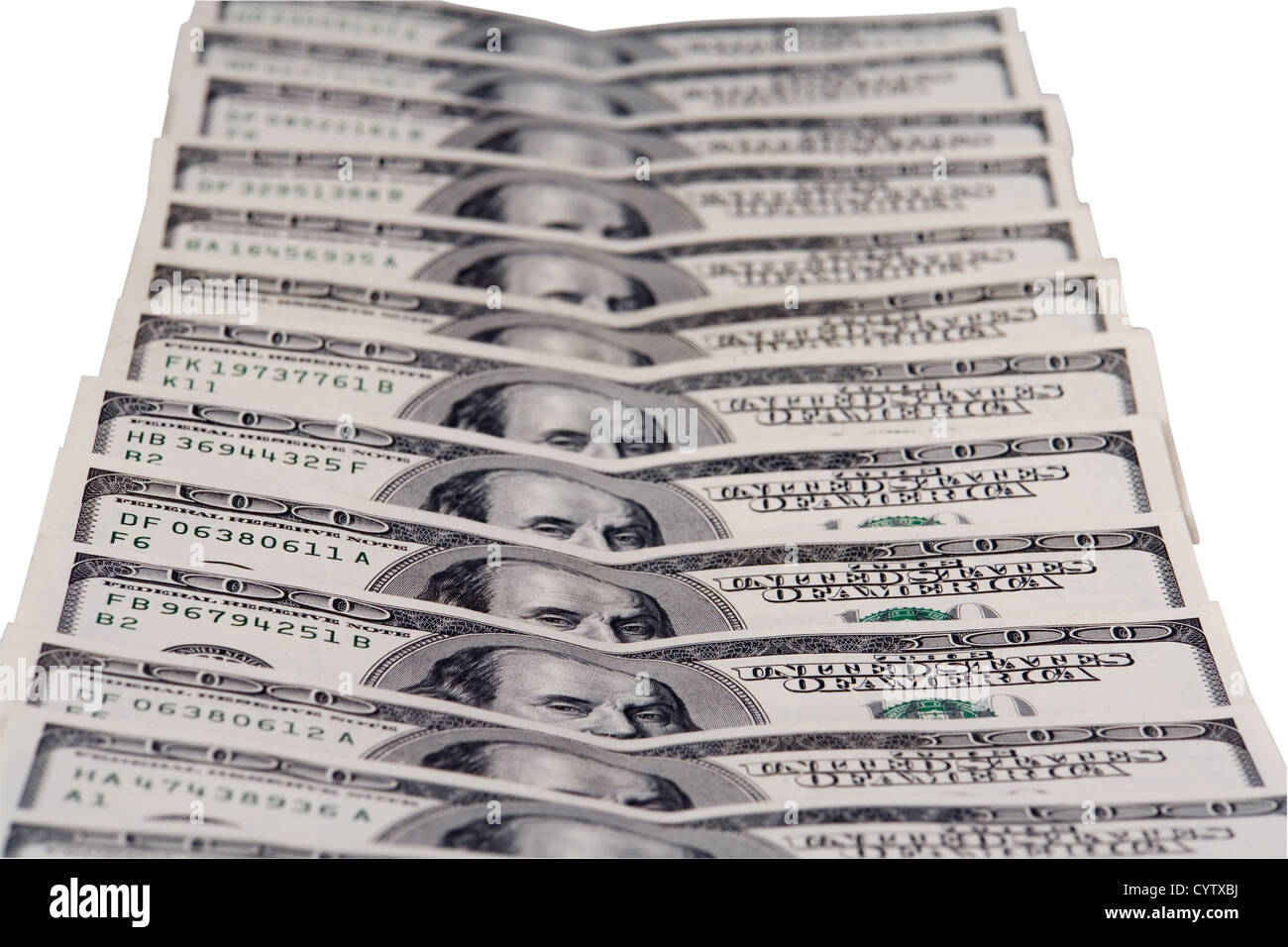 dollars illustration isolated at the white background.(clipping path ...