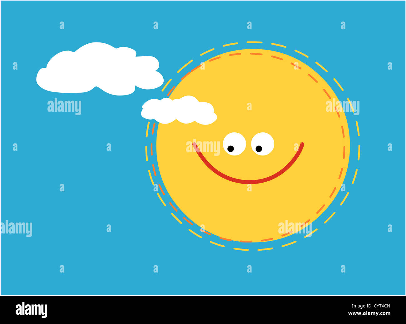 A happy sun Stock Photo - Alamy