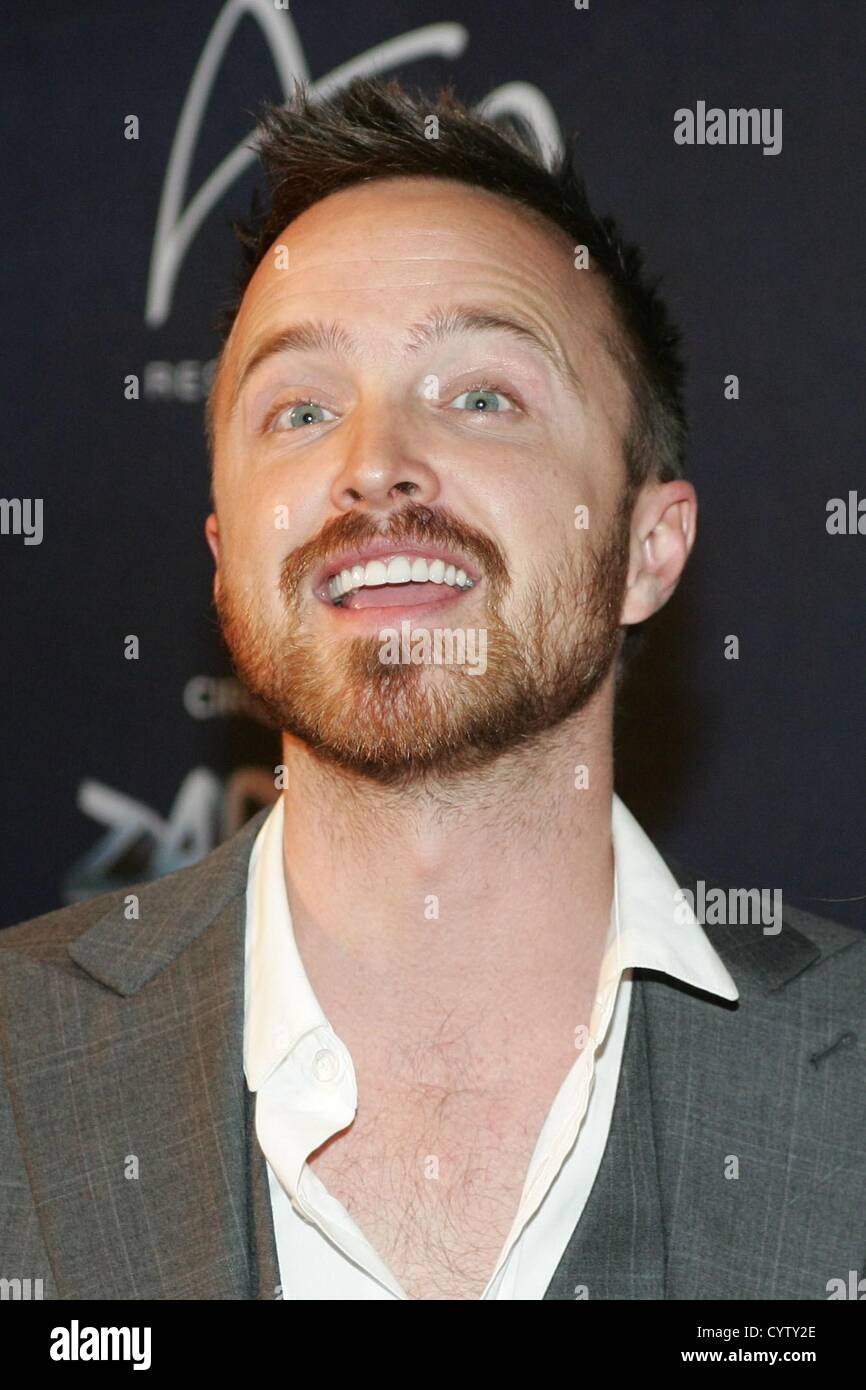 Aaron Paul at arrivals for Zarkana by Cirque du Soleil Premiere Opening ...
