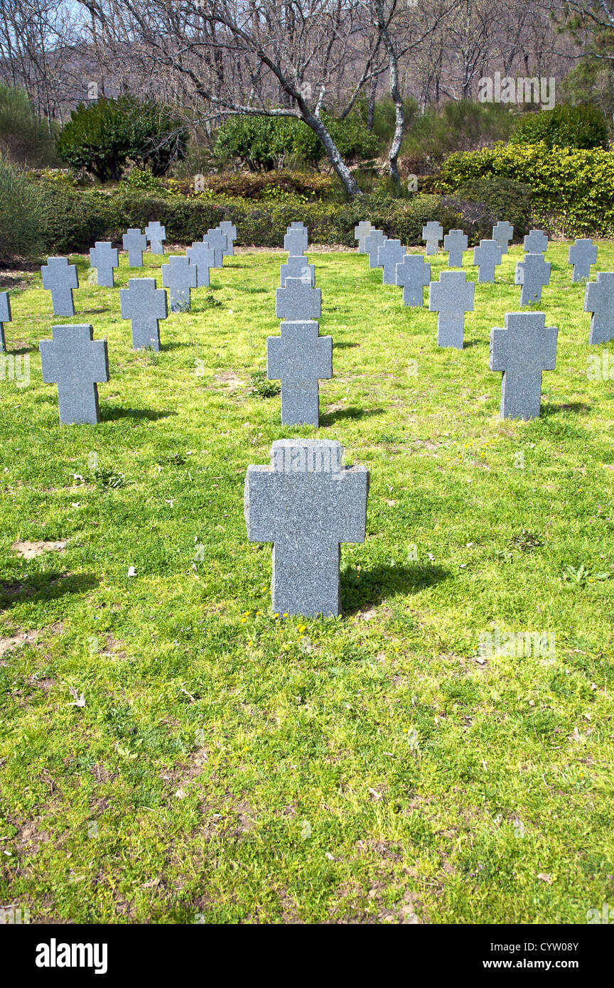 public ancient cemetery at cuacos village in caceres spain Stock Photo ...