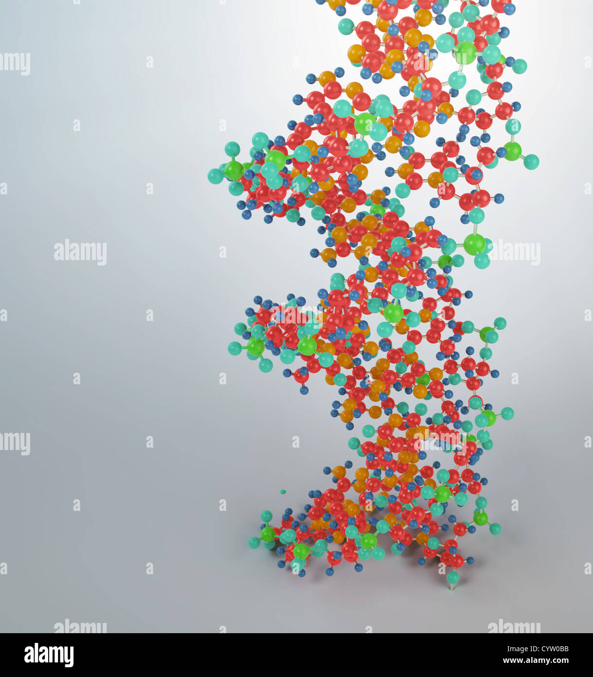 Highly detailed DNA strand model Stock Photo - Alamy