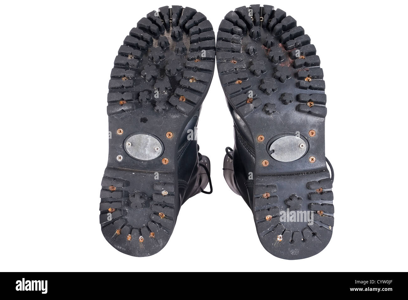 photography of the old boots isolated on white background Stock Photo ...