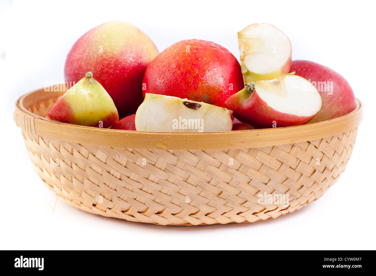 apples are in a basket Stock Photo - Alamy