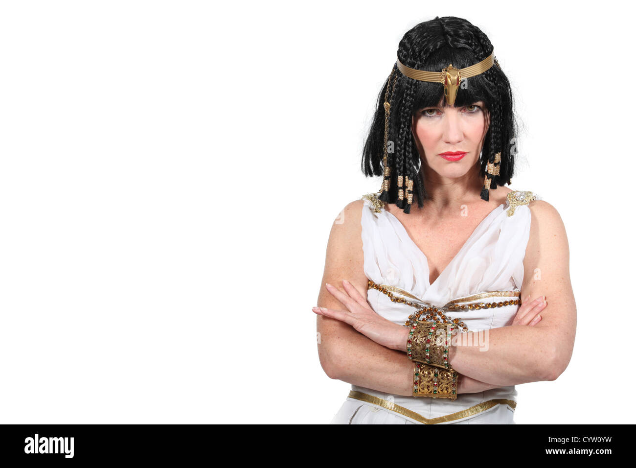 Cleopatra costume Cut Out Stock Images & Pictures - Alamy