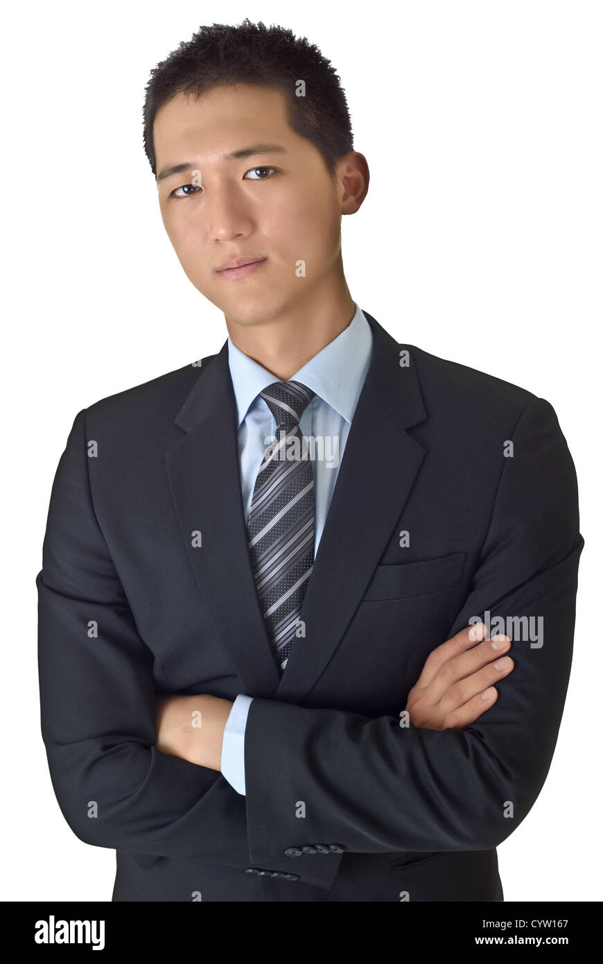 Success young businessman of Asian with confident face Stock Photo - Alamy