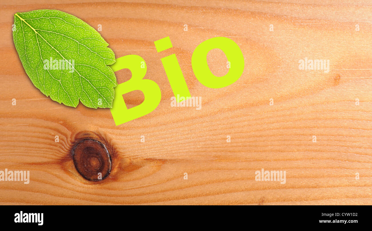 bio concept with word on nature still life Stock Photo - Alamy