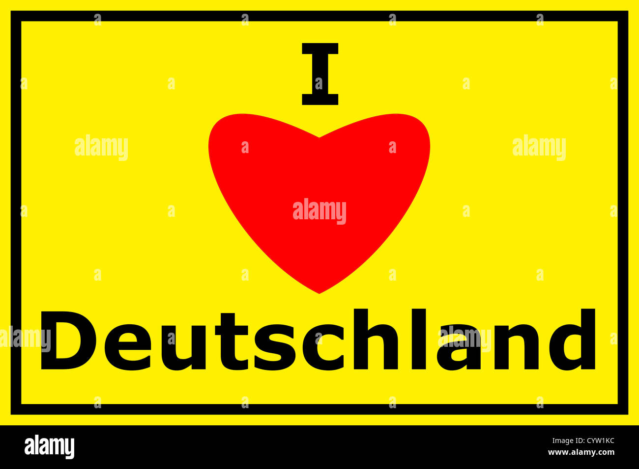 I heart germany hi-res stock photography and images - Alamy