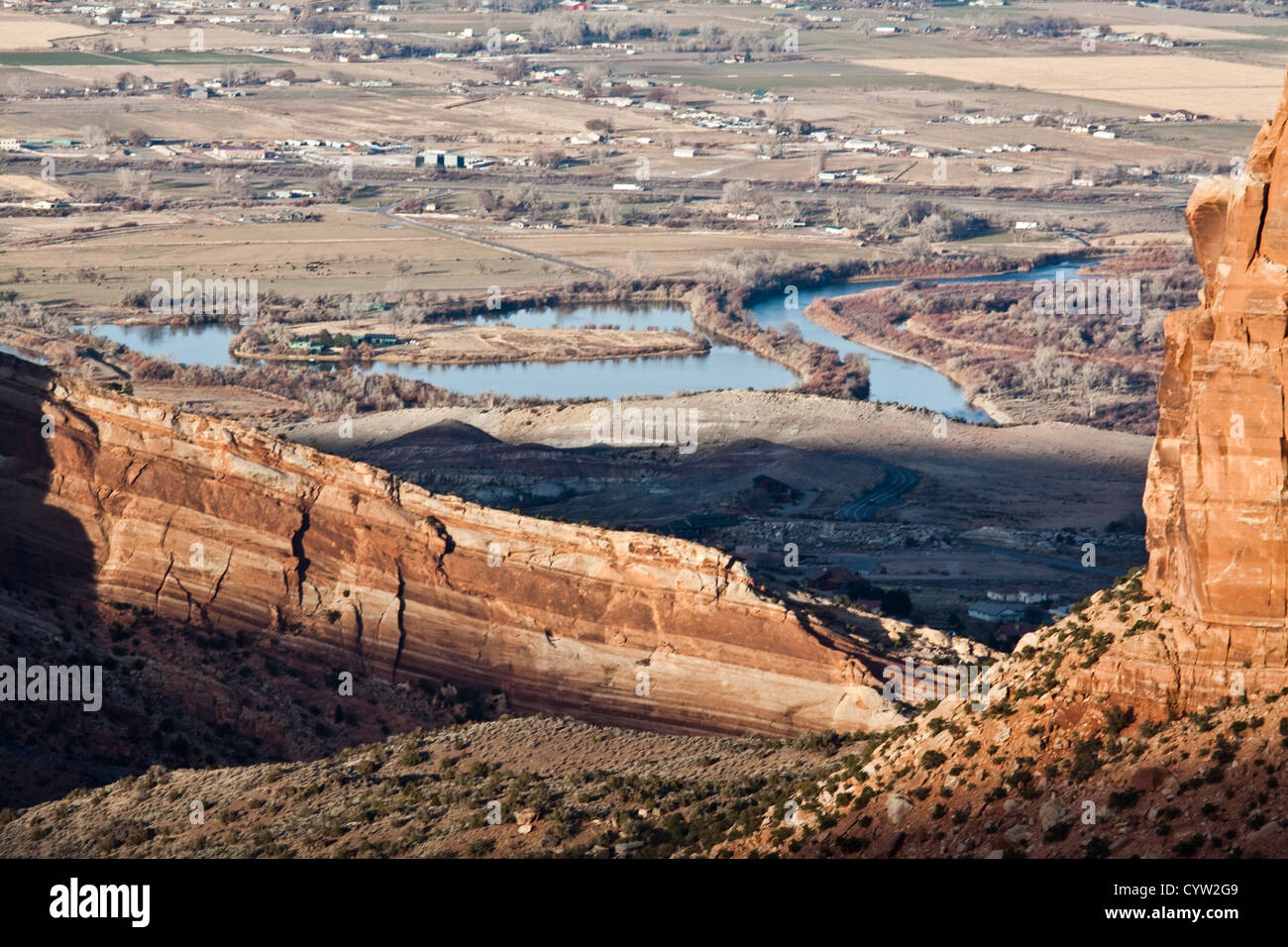 Expansive view from the Colorado National Monument Stock Photo - Alamy