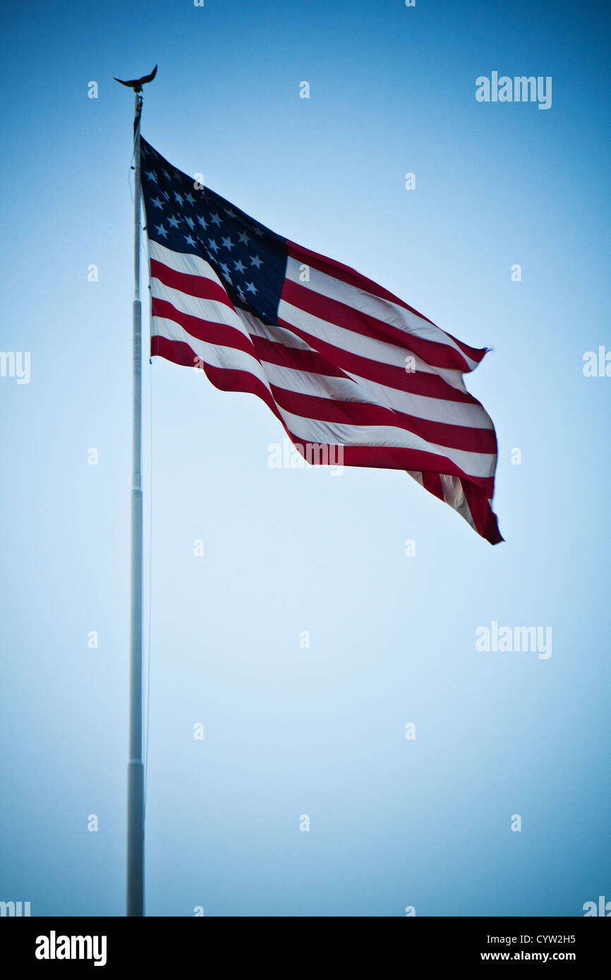 Flag blue background hi-res stock photography and images - Alamy