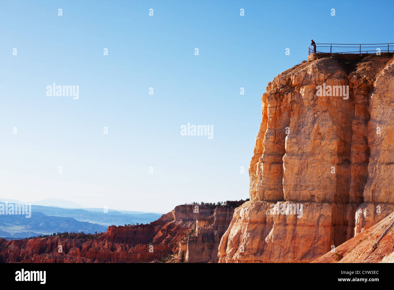 man on the cliff Stock Photo - Alamy